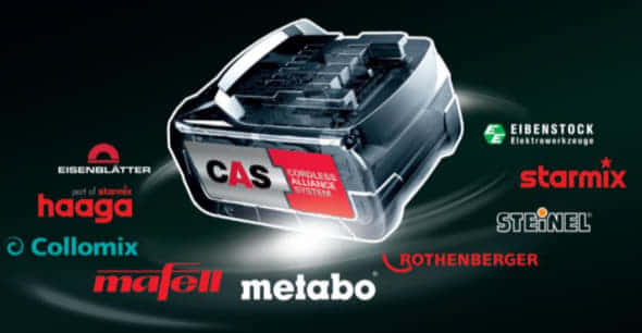Metabo CAS(CORDLESS ALLIANCE SYSTEM)とは？ 電動工具バッテリーの共通化戦略 ｜ VOLTECHNO
