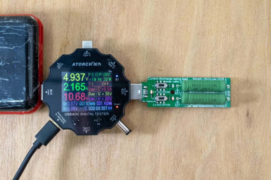 ATORCH USBテスタ UD18レビュー、USB以外の電力測定にも対応できるUSBテスタ ｜ VOLTECHNO