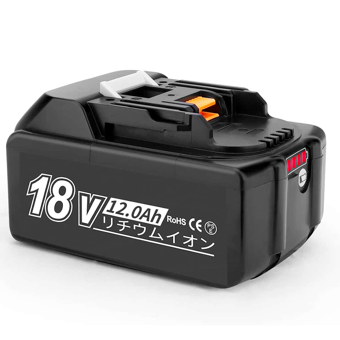 マキタ互換18V-12.0Ahバッテリーを検証、21700セル採用の大型マキタ互換バッテリー ｜ VOLTECHNO