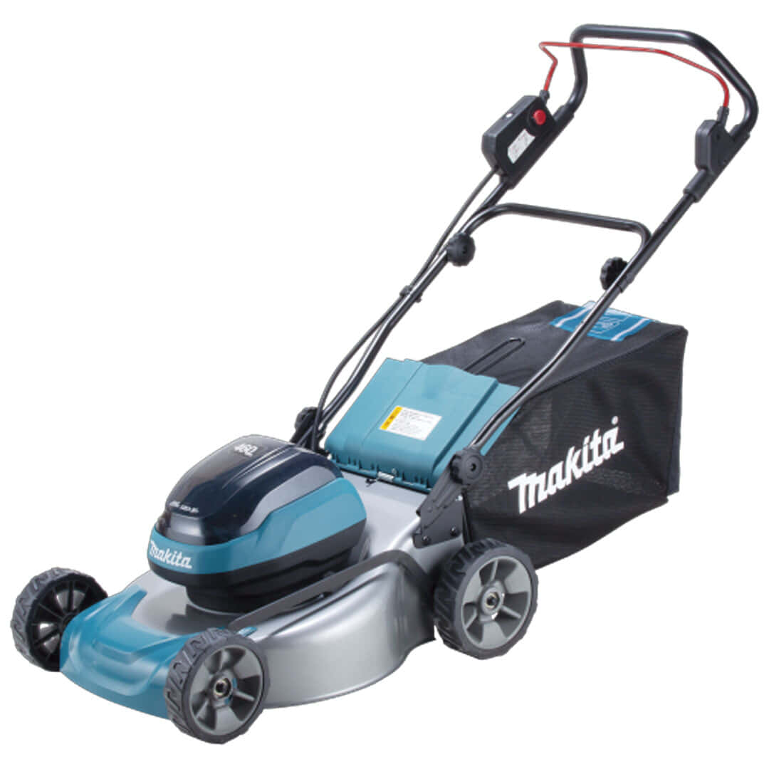 マキタ MLM466D 充電式芝刈機を発売、物前方傾斜+刃物回転加速性向上+電気ブレーキ ｜ VOLTECHNO
